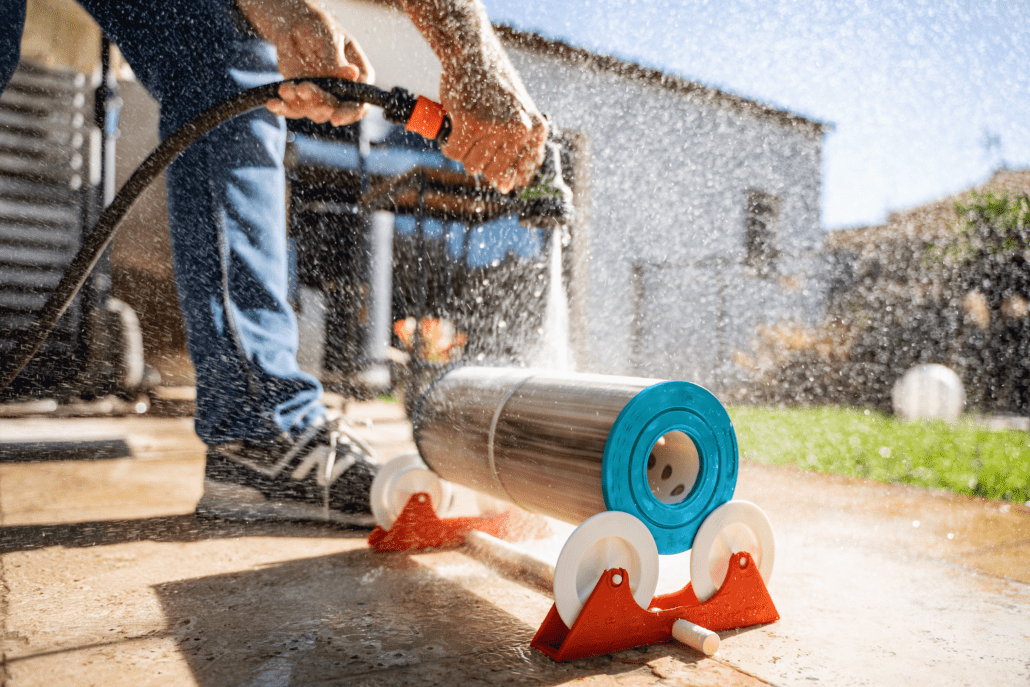 Spin Filter - Nettoyeur de filtres spa et cartouche piscine.